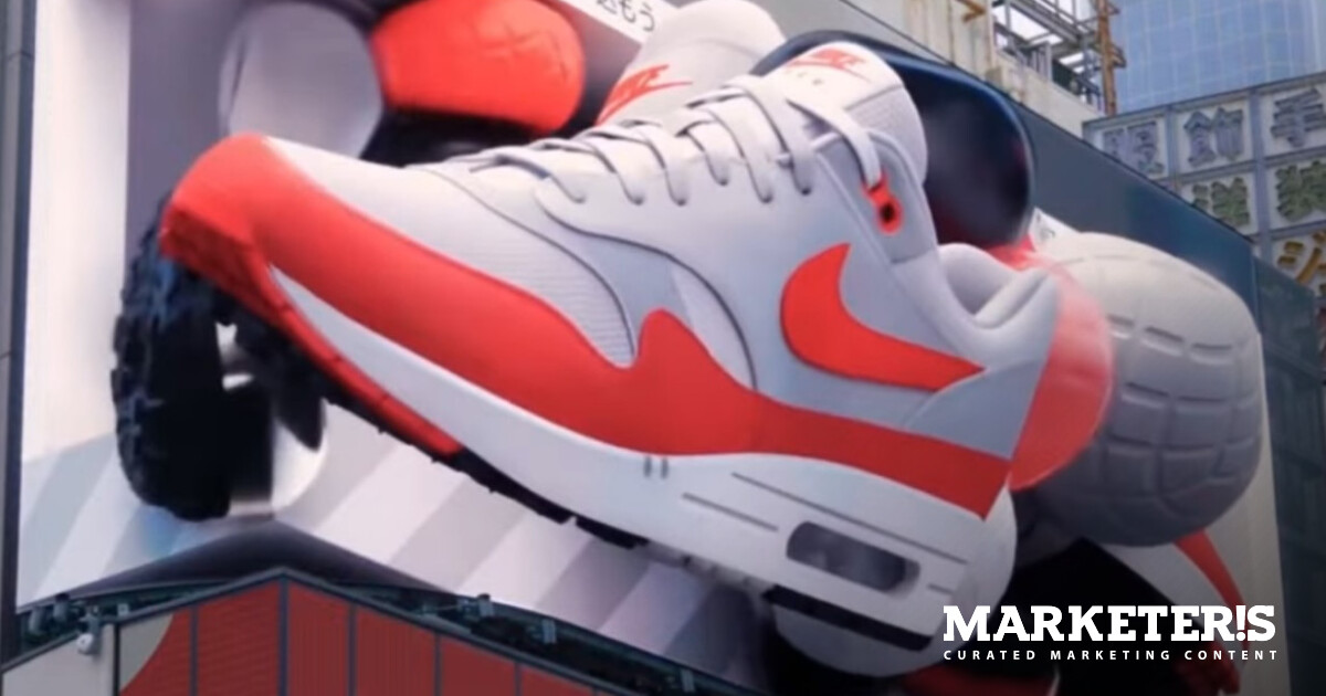 3D kreativita: Nike Japan’s Air Max Day 3D Billboard