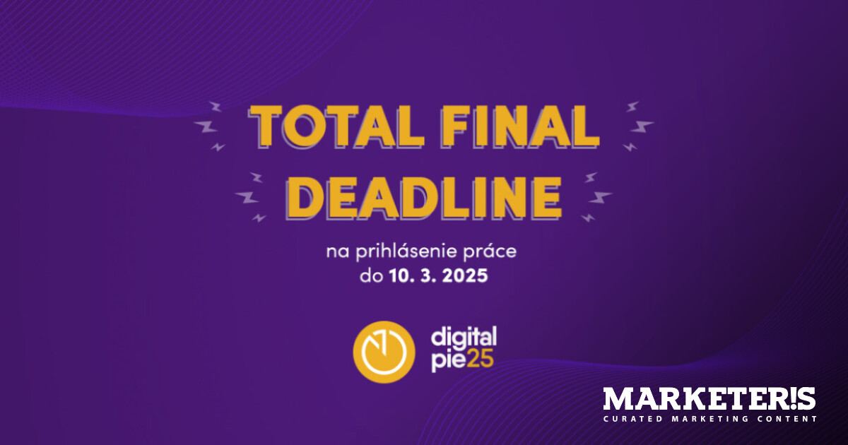 Deadline prihlasovania prác do Digital PIE 2025 končí dnes - 10. marca!