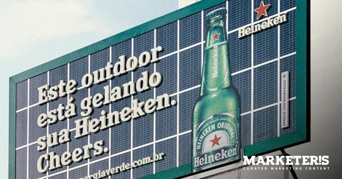 OOH: Heineken predstavil billboard, ktorý chladí pivo